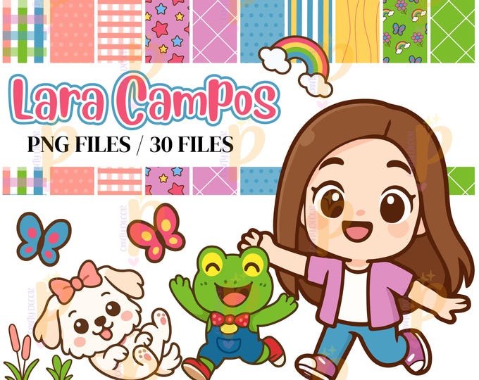 Lara Campos en SVG, PNG y otros formatos, rana Rhennéé, Galleta, Lara ...
