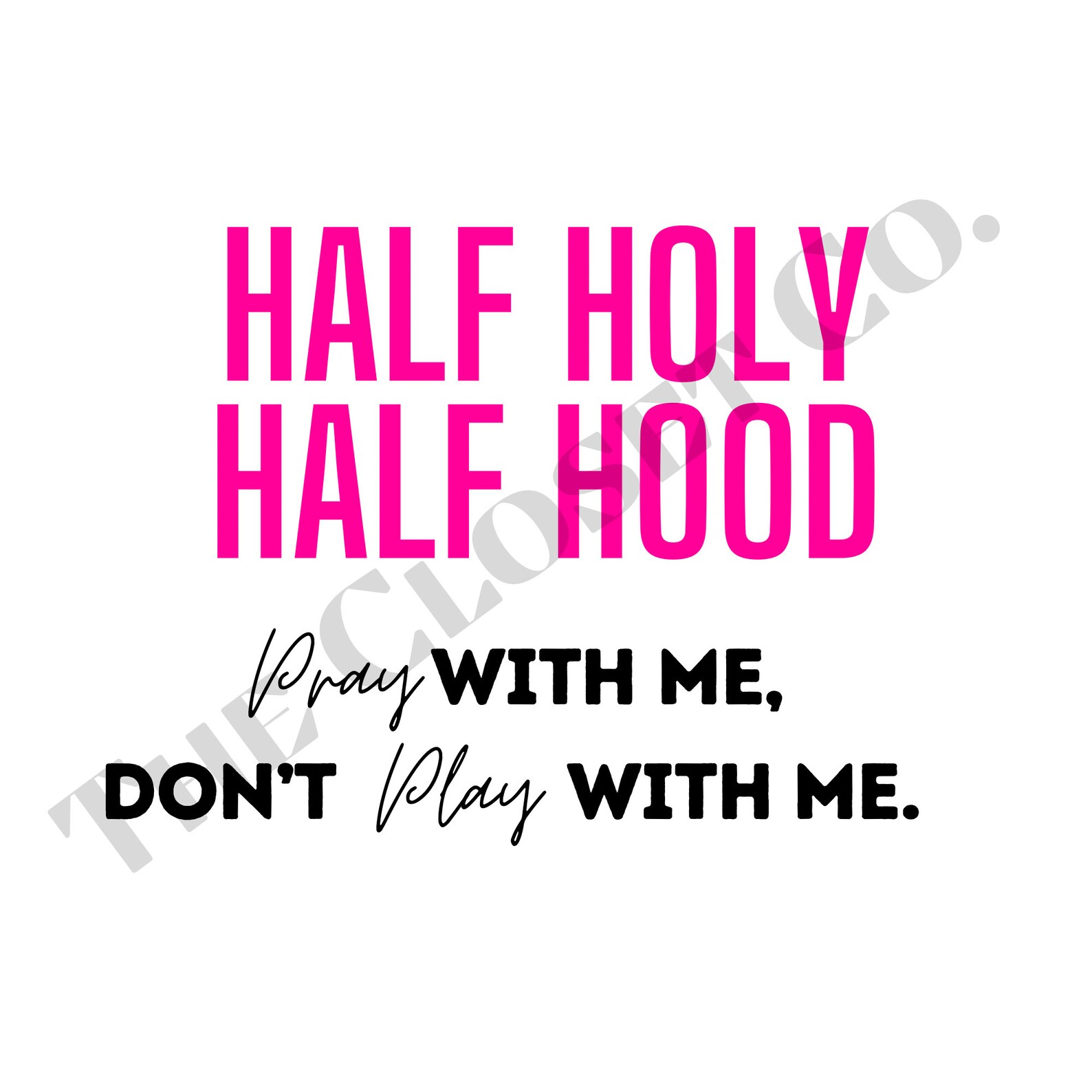 Half Holy Half Hood Png - Etsy