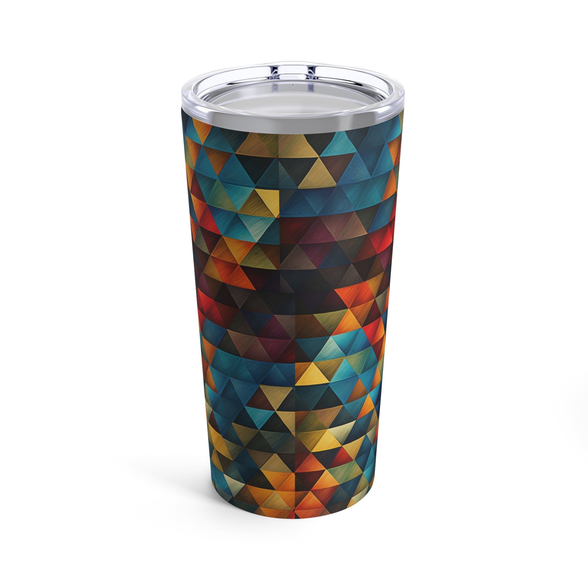 Interlocking Triangle Pattern Tumbler 20oz - Etsy