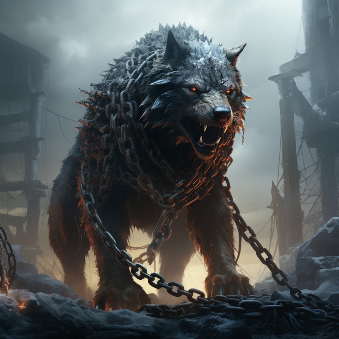 Fenrir Chained - Etsy