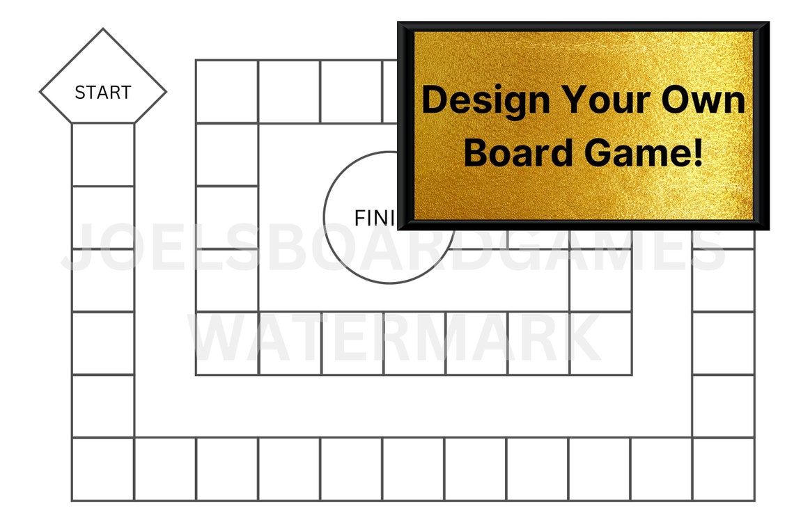 Customizable Digital Game Board - Create Your Own Adventure! - Etsy