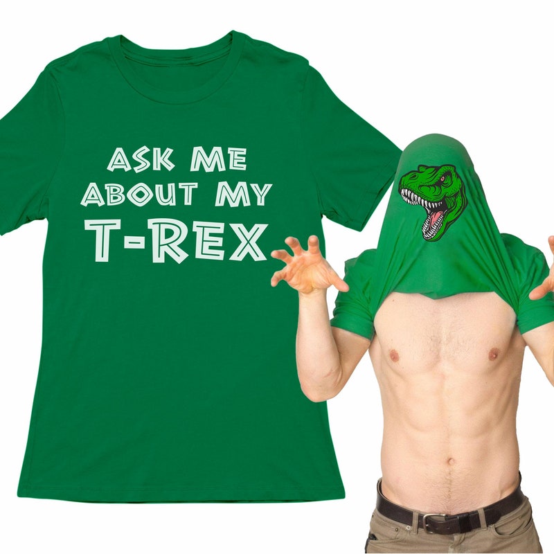 Ask Me About My T Rex Shirt - Etsy
