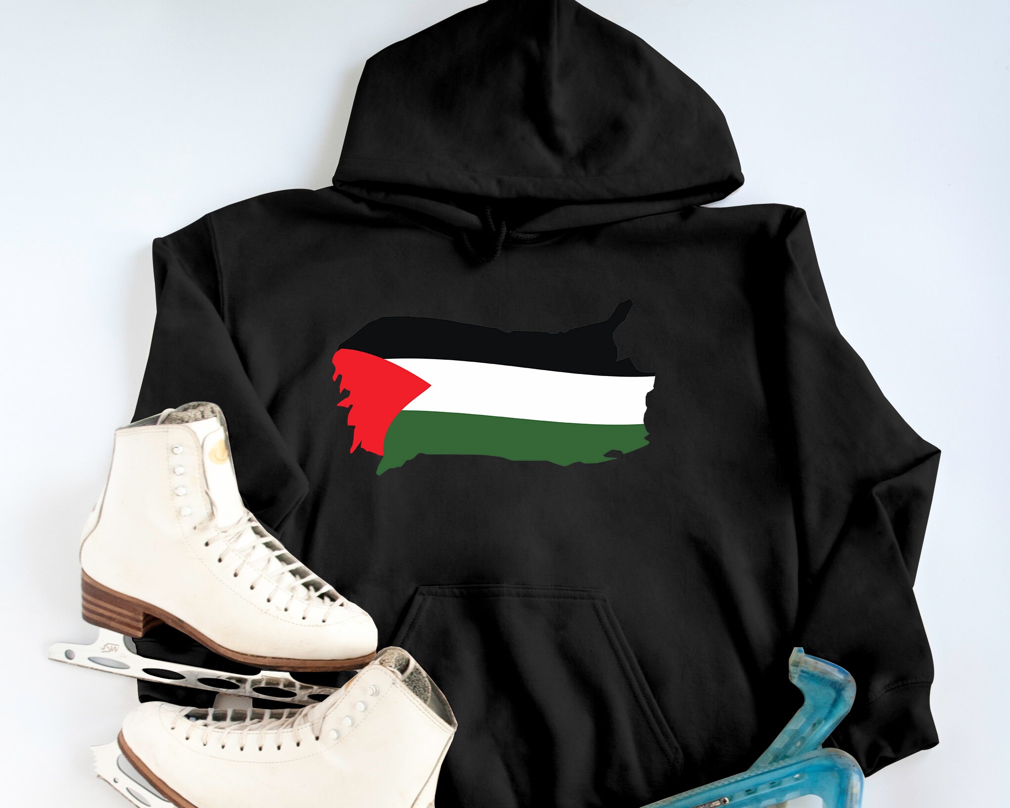 Palestine Flag Hoodie, Palestine Gaza Sweatshirt, Palestine Flag ...