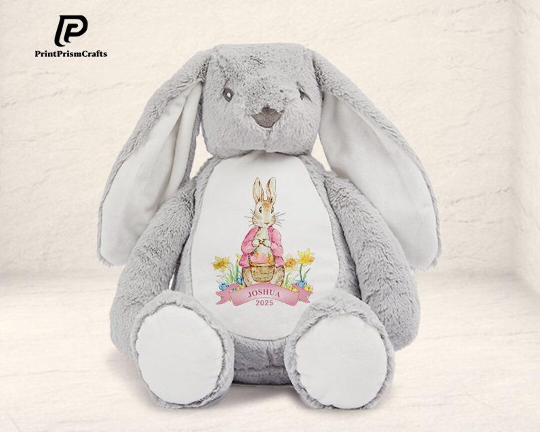 Personalised Easter Bunny, My First Easter Bunny Rabbit, Custom Name ...