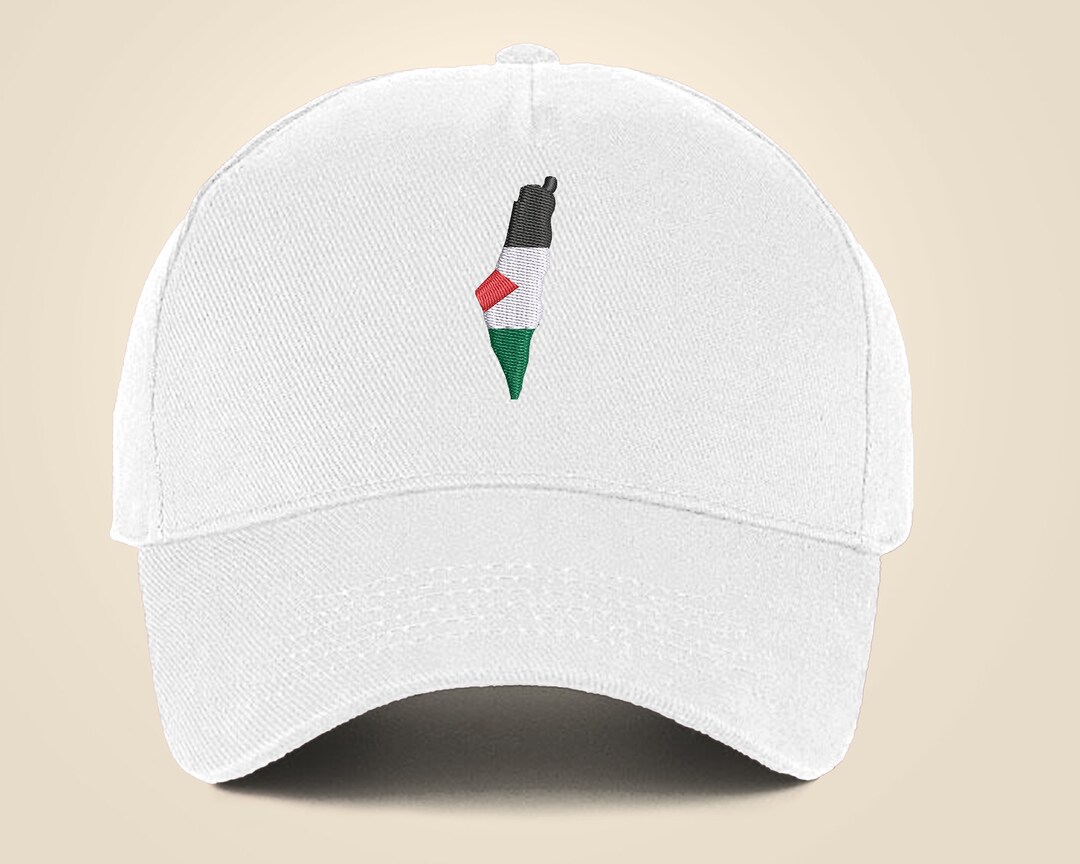 Palestine Flag Embroidered Hat, Palestine Map Baseball Cap, Palestine ...