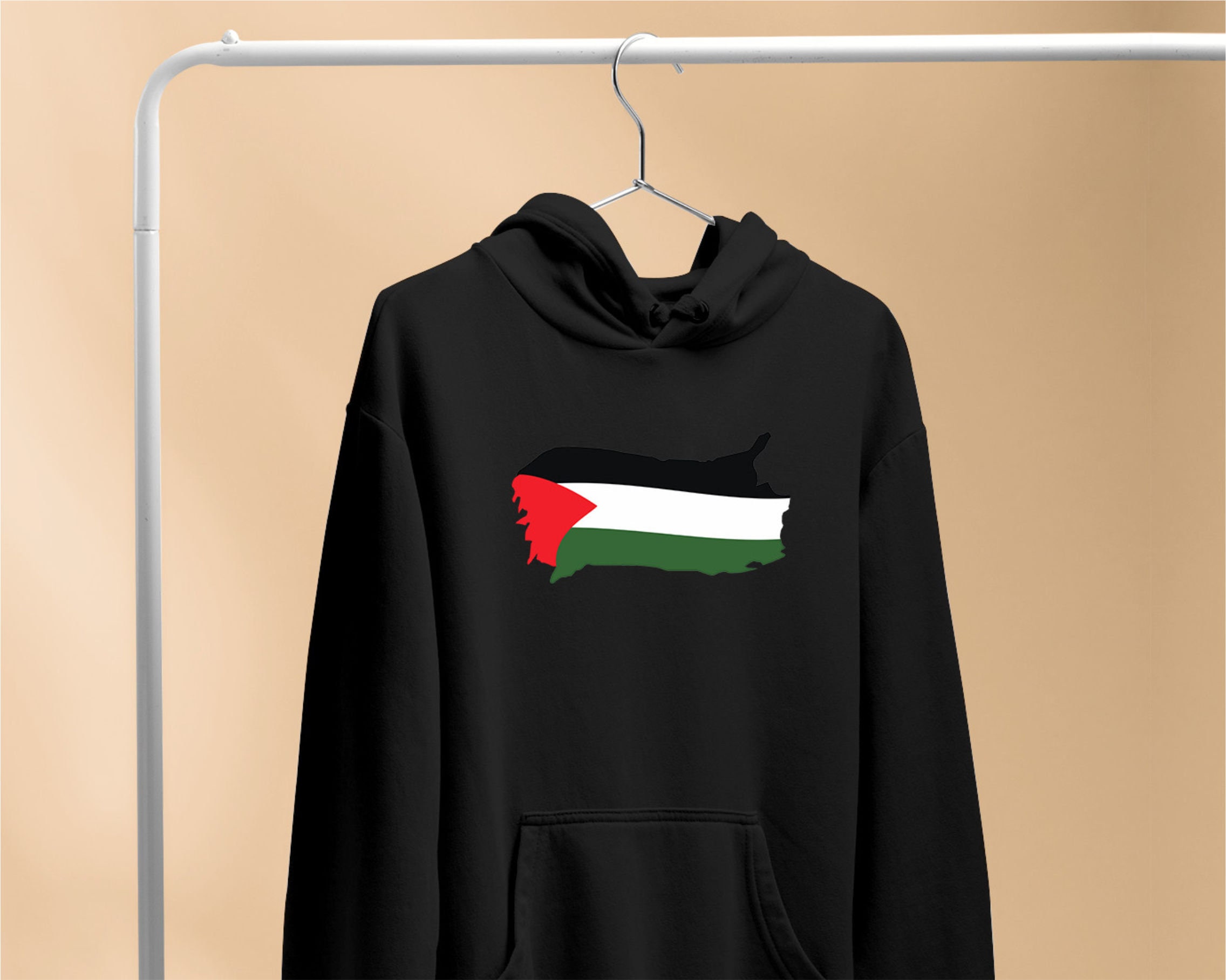 Palestine Flag Hoodie, Palestine Gaza Sweatshirt, Palestine Flag ...