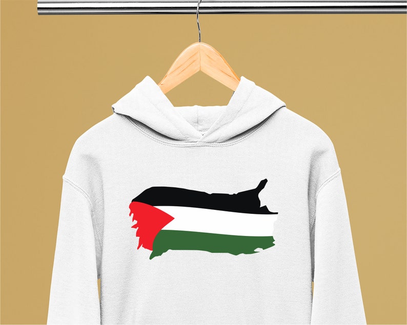 Palestine Flag Hoodie, Palestine Gaza Sweatshirt, Palestine Flag ...