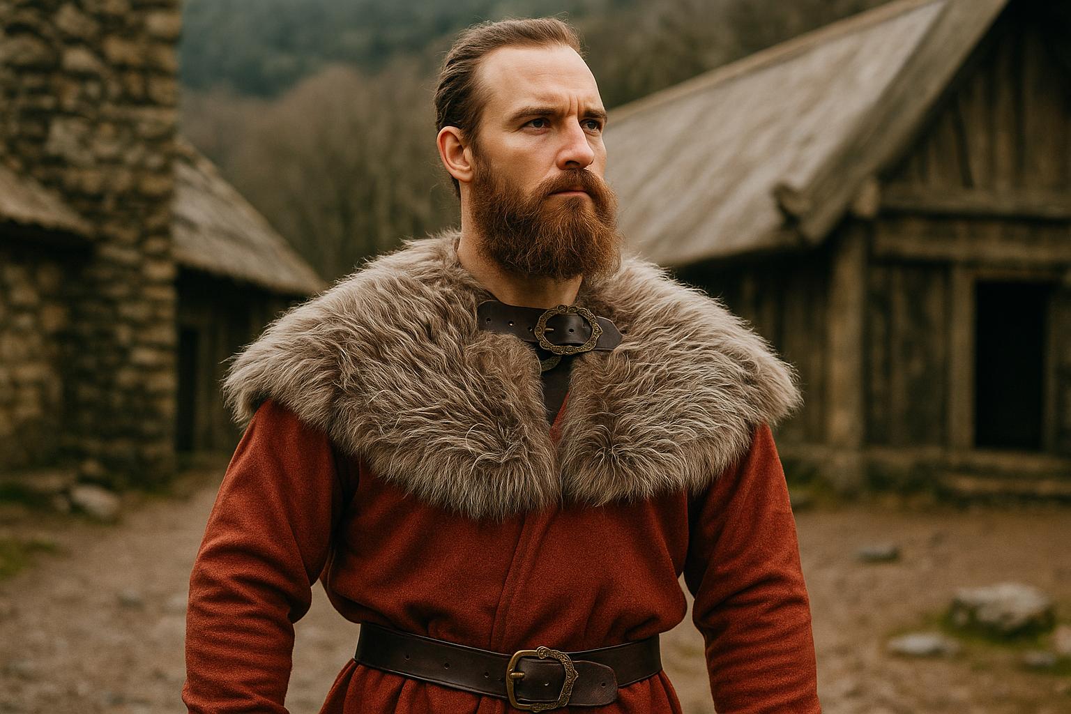 Viking Fur Shoulder Mantle, Knight Faux Fur Cape, Viking Fur Mantle ...