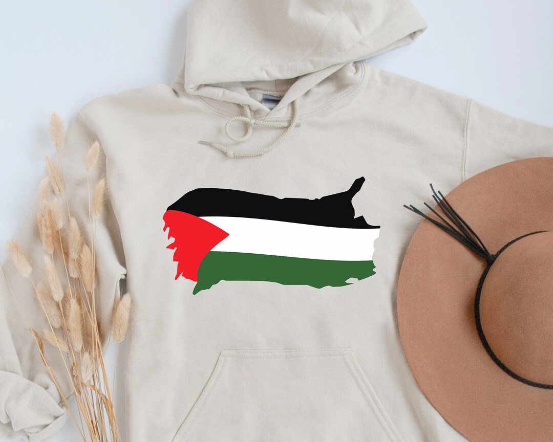 Palestine Flag Hoodie, Palestine Gaza Sweatshirt, Palestine Flag ...