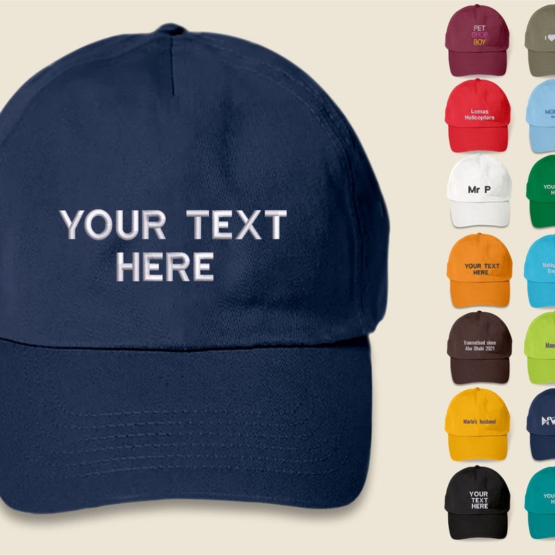 Custom Baseball Cap - Etsy