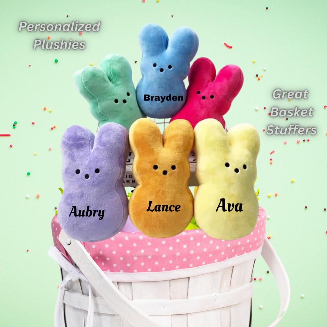 Personalized Bunny Inspired Peeps Plush - Etsy