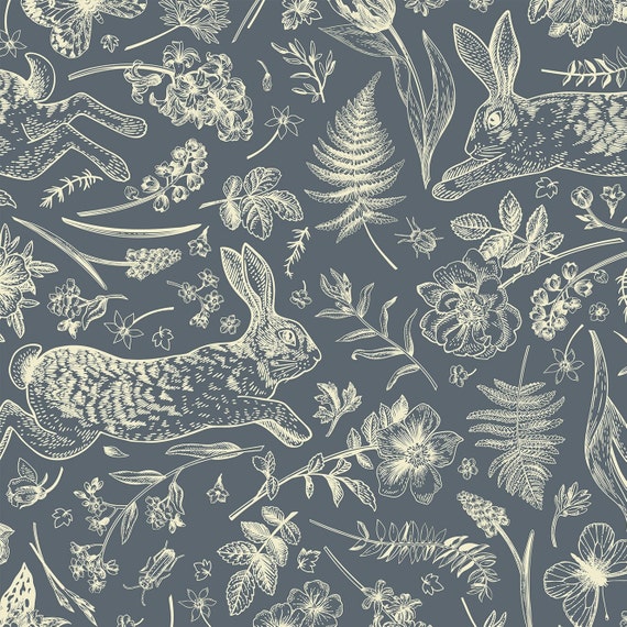 Vintage Rabbit Wallpaper