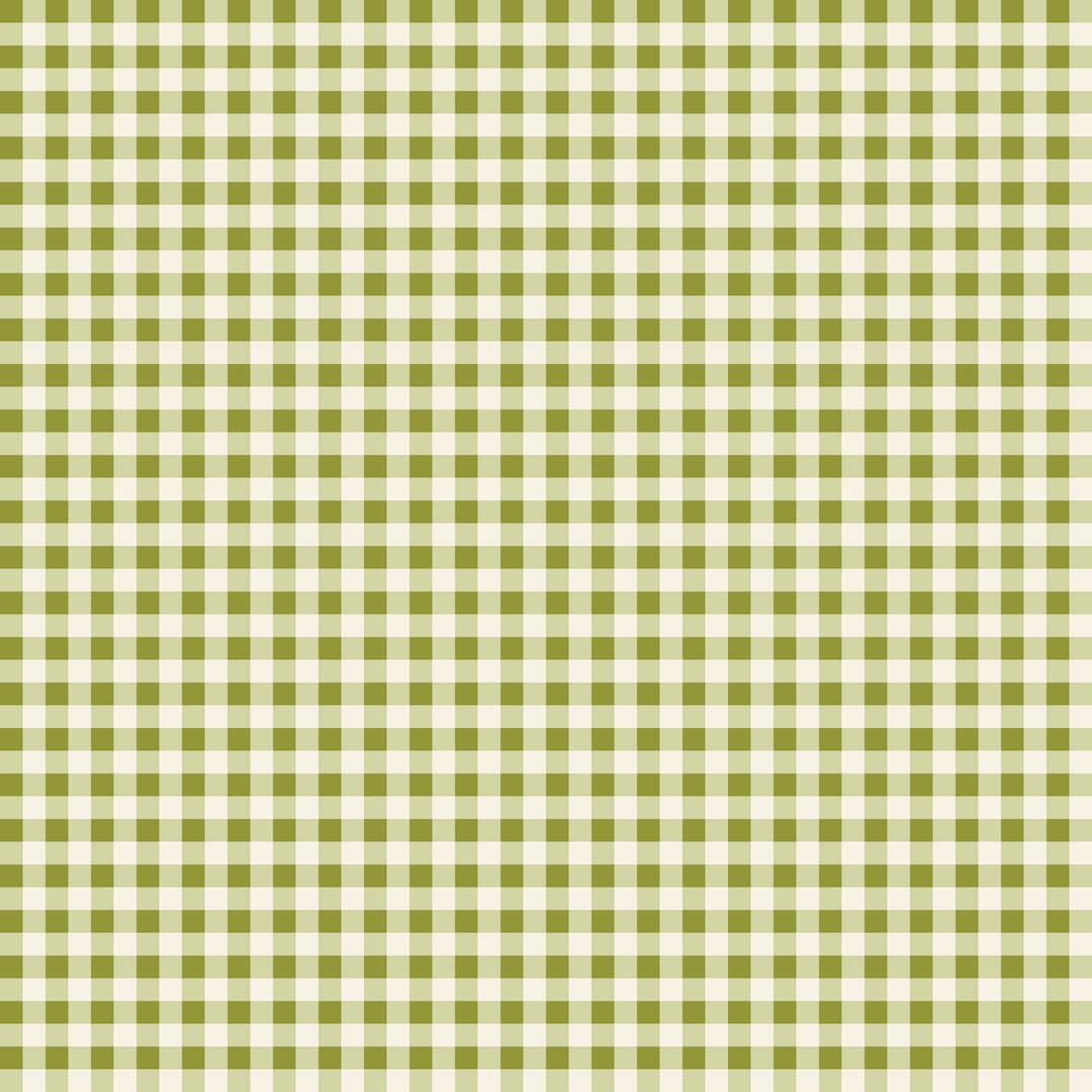 Heritage Gingham Moss Green Gingham Removable Wallpaper Light Green ...