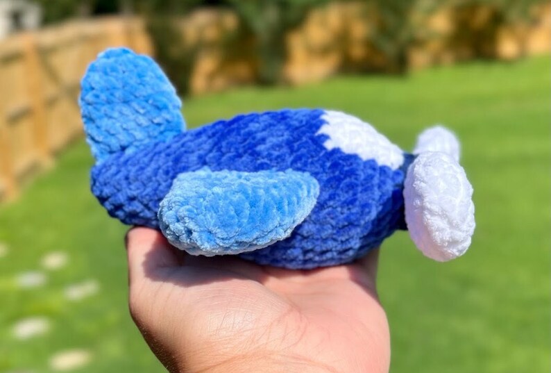 Crochet Airplane Plushie - Etsy