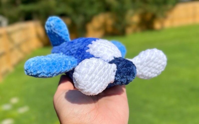 Crochet Airplane Plushie - Etsy