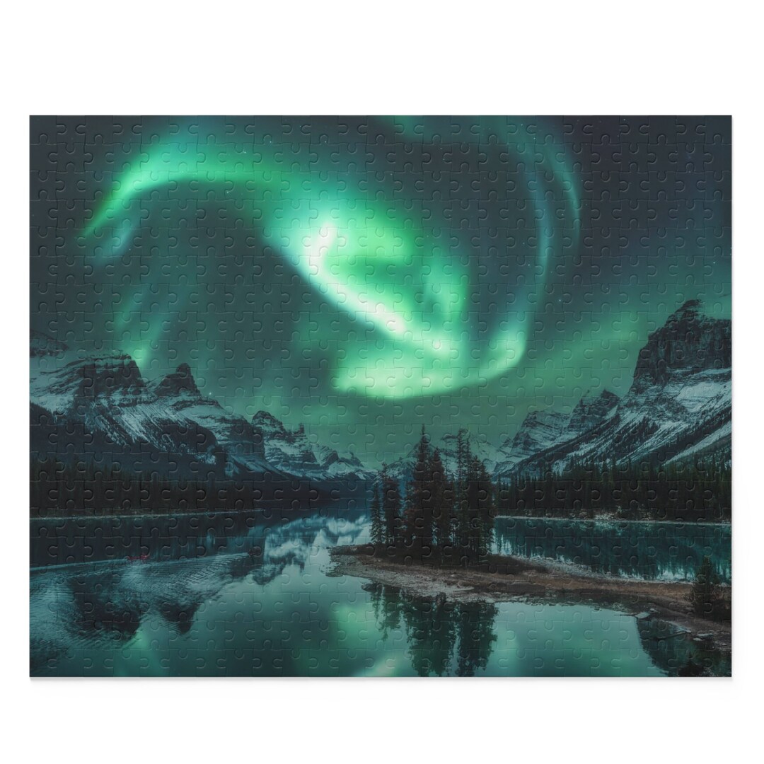 Aurora Northern Lights Puzzle (500-piece) - Etsy