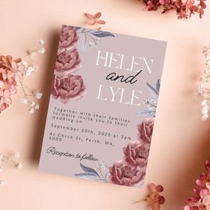 Wedding Invitation Set / Bundle INSTANT DOWNLOAD Template Download DIY ...