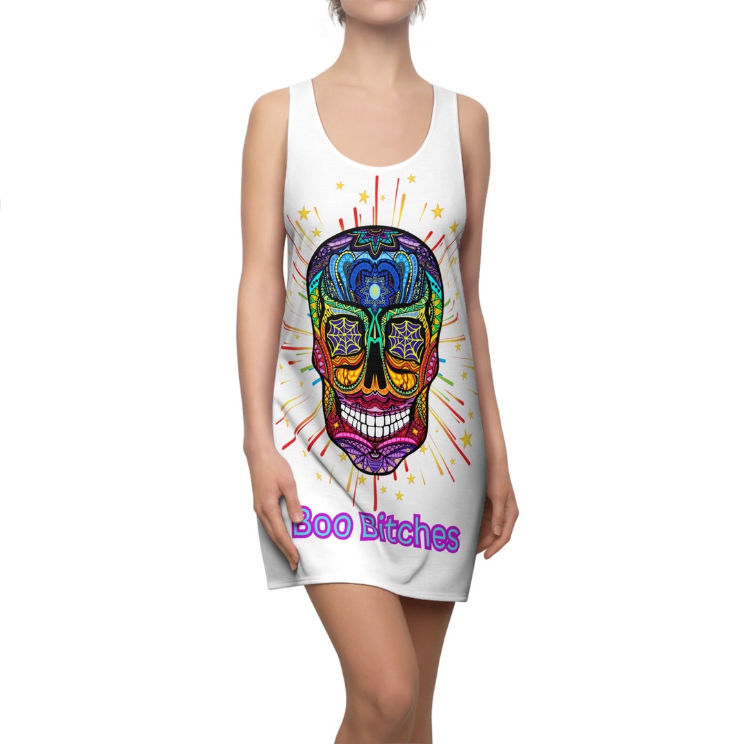 Rainbow Skull Boo Bitches - Etsy