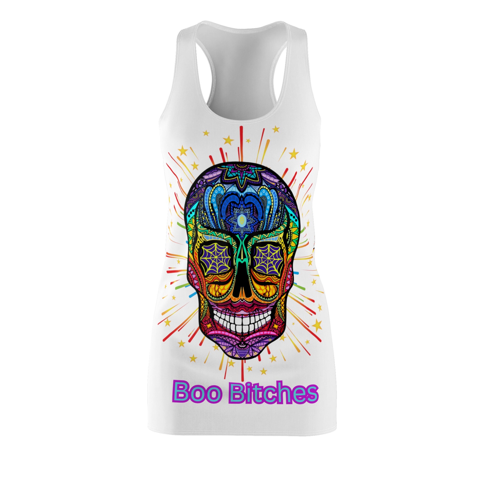 Rainbow Skull Boo Bitches - Etsy