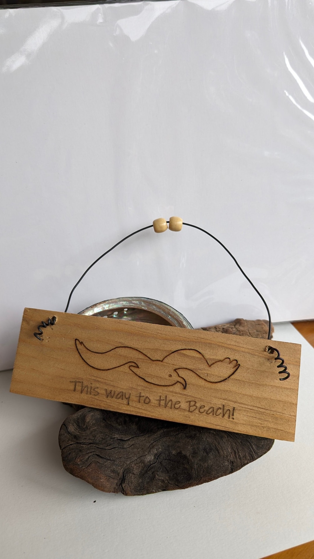 This Way to the Beach Seagull Sign - Etsy