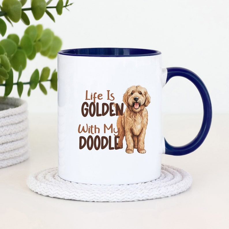 Life is Golden With My Doodle Coffee Mug - Etsy