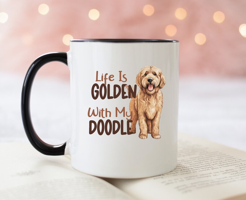 Life is Golden With My Doodle Coffee Mug - Etsy