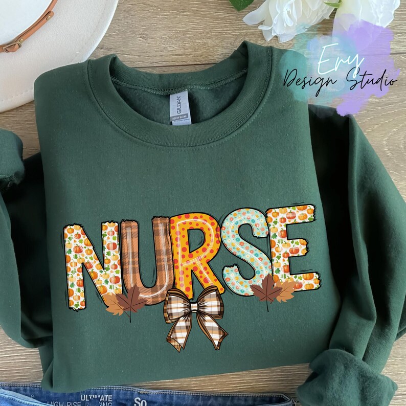 Nurse Fall Png, Nursing Png, Sublimation Designs, Nurse Sublimation ...