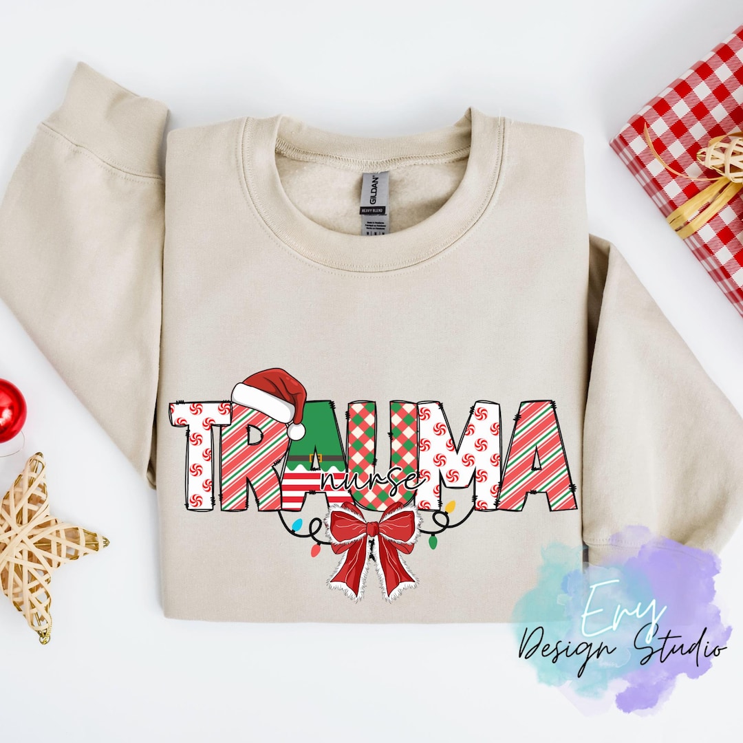 Trauma Nurse Christmas, Trauma Nurse Png, Sublimation Designs ...