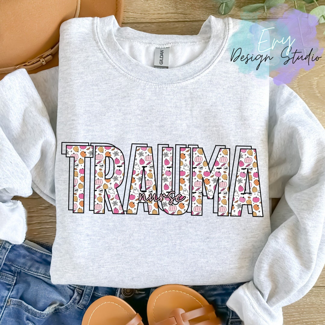 Trauma Nurse Halloween Png, Trauma Nurse, Sublimation Designs ...