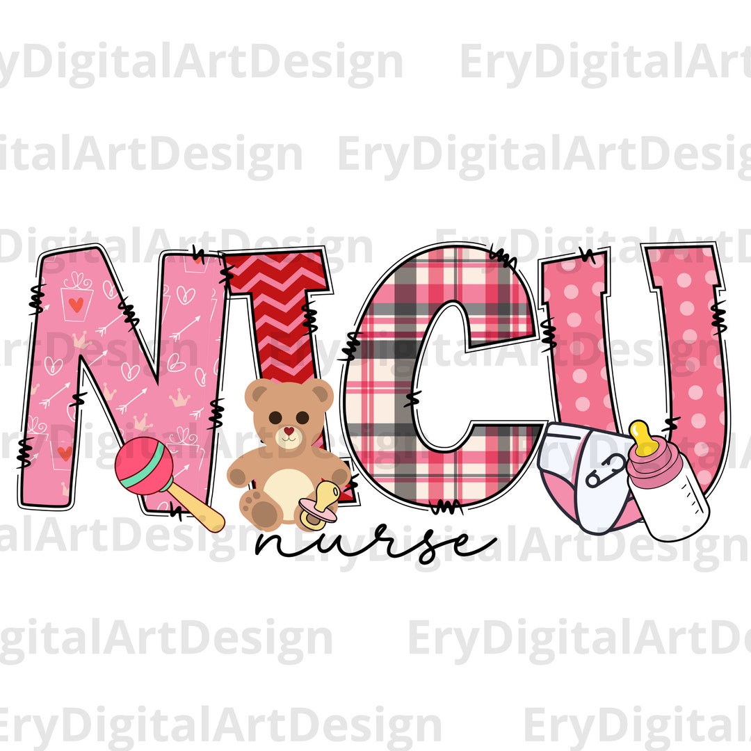 NICU Nurse Png, Sublimation Designs, Nicu Nurse Valentine Png, Nursing ...