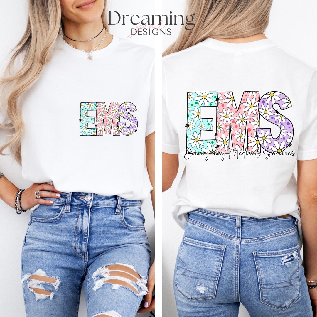 EMS Spring Png, EMS Png, Emergency Medical Services Png, Spring Paramedic, Sublimation Designs ...