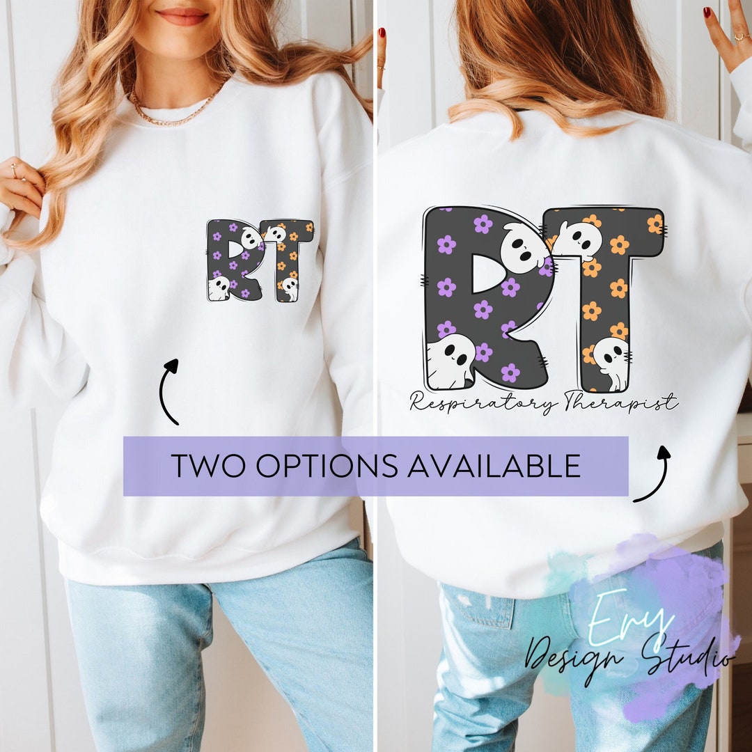 Respiratory Therapist Halloween PNG, RT Nurse Shirt Design, Cute Spooky ...