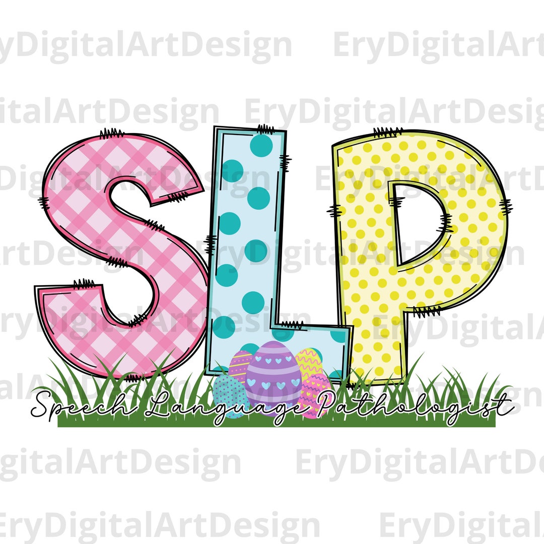 SLP Easter Png, SLP T-shirt, Sublimation Designs, Speech Language ...