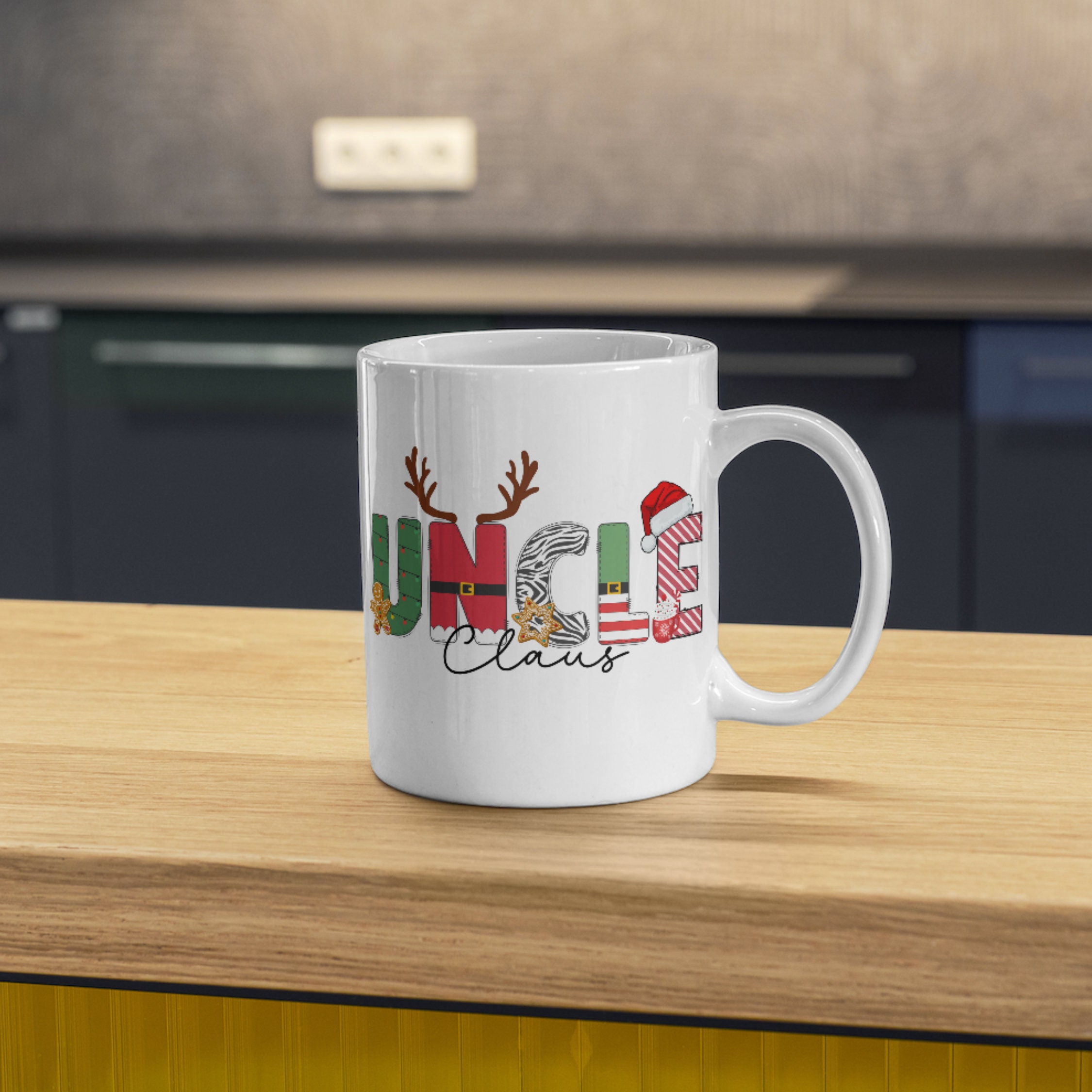 Christmas Png, Uncle Claus Png, Retro Christmas Png, Sublimation ...