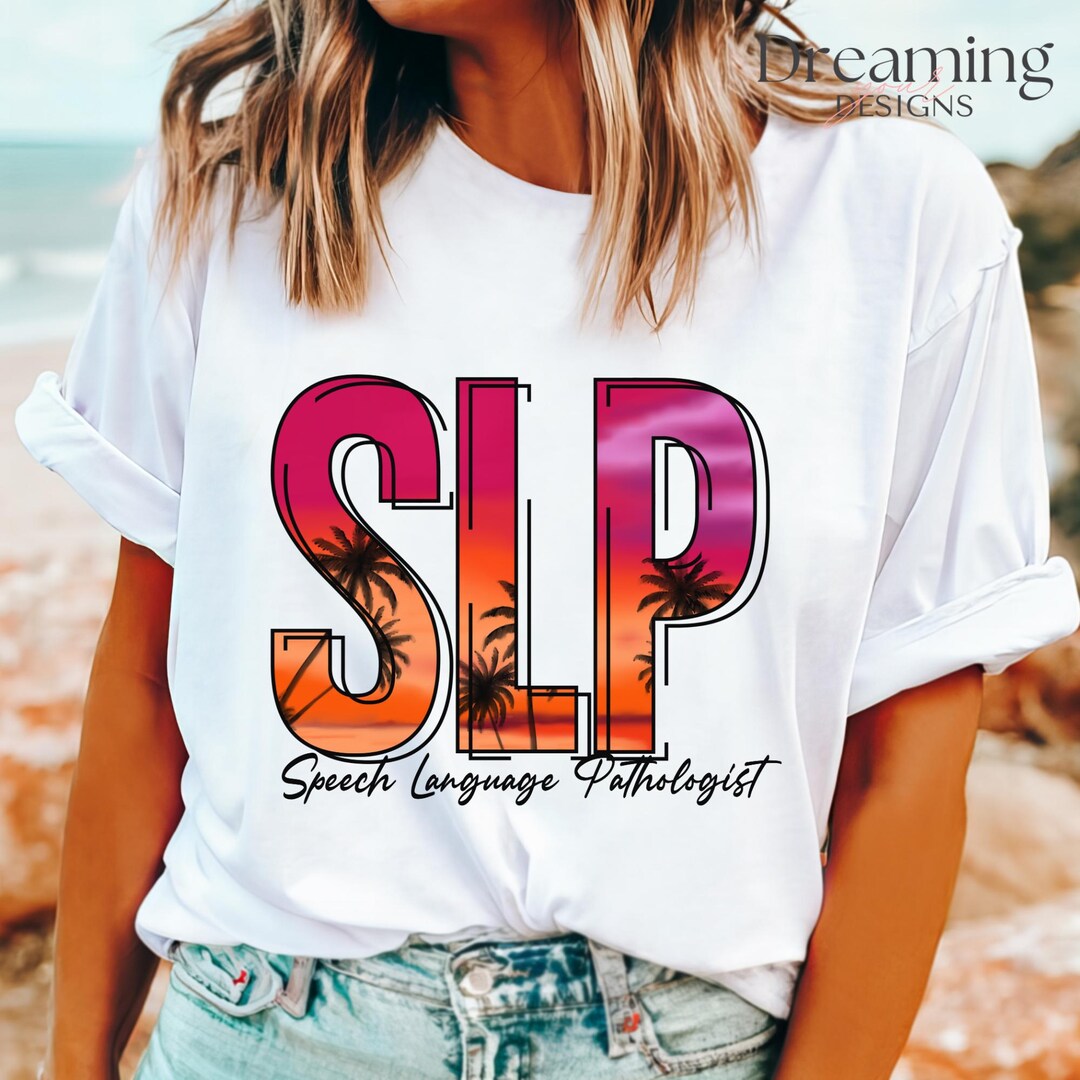 SLP Summer Png, Slp Png, Sublimation Designs, Speech Language ...