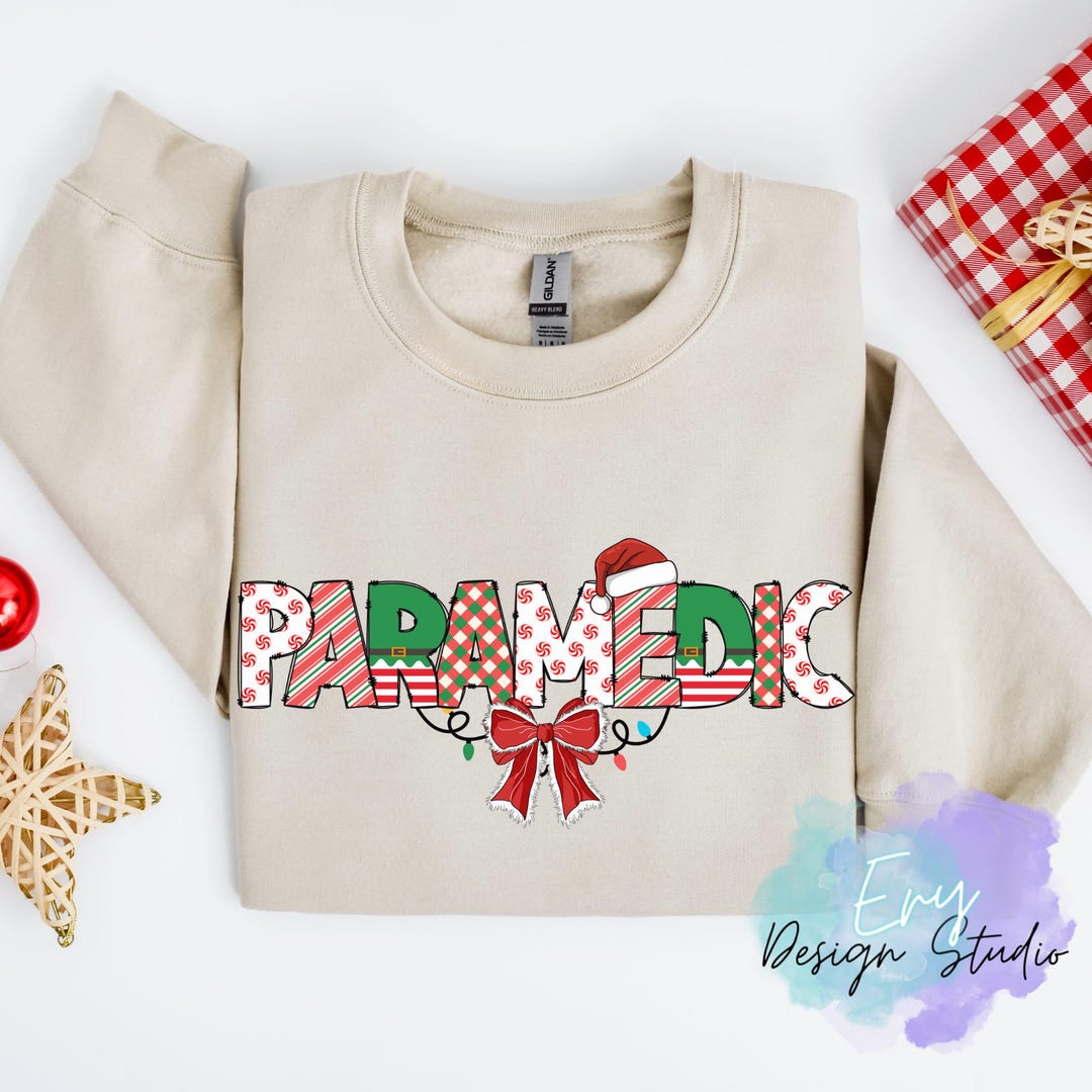 Paramedic Png, Paramedic Christmas Png, Sublimation Designs, EMT ...