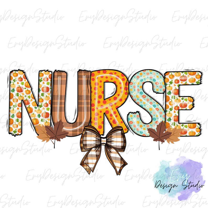 Nurse Fall Png, Nursing Png, Sublimation Designs, Nurse Sublimation ...