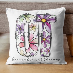 OT Wildflowers Png, Sublimation Designs, Occupational Therapy Png ...