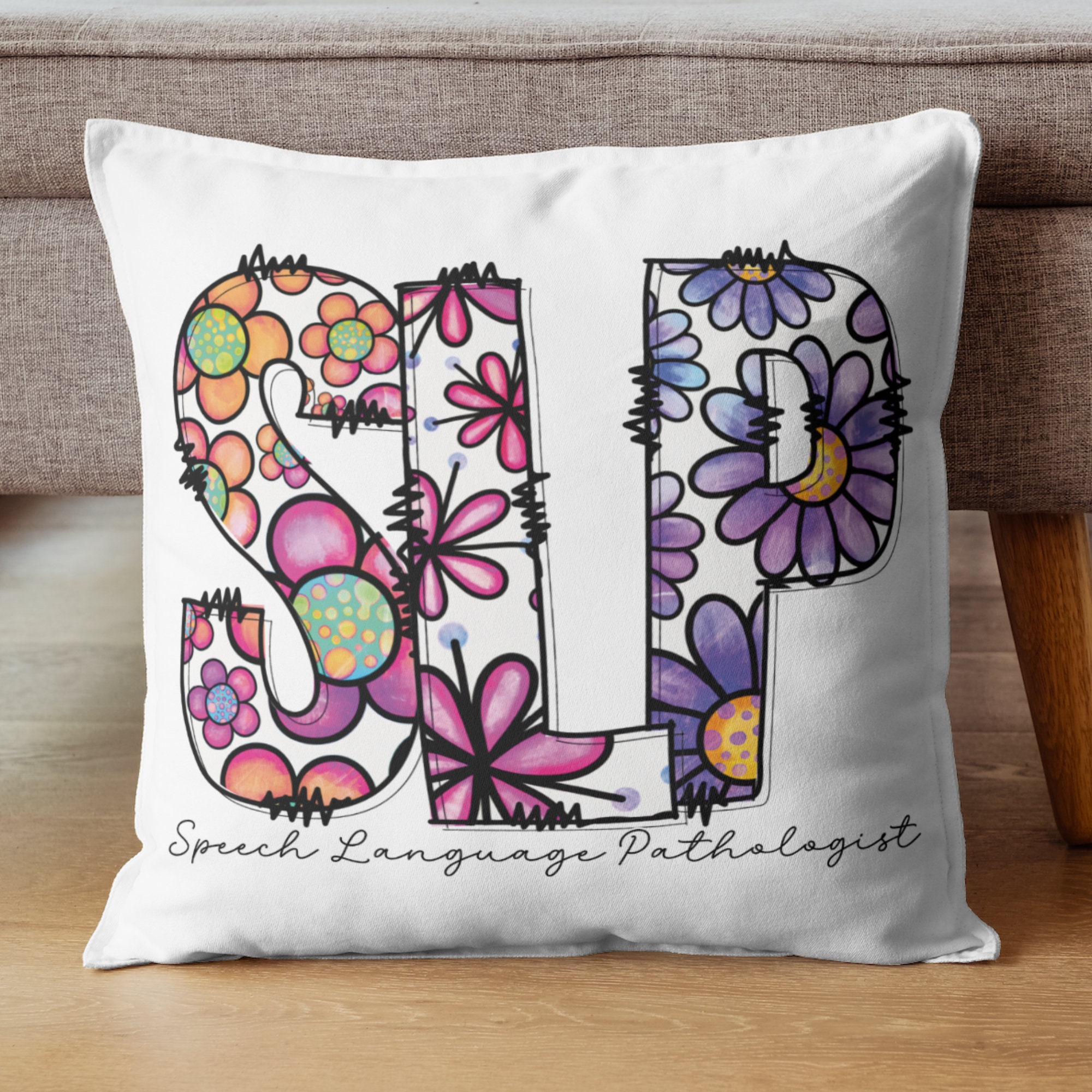 SLP Wildflowers Png, Sublimation Designs, Speech Language Pathologist ...