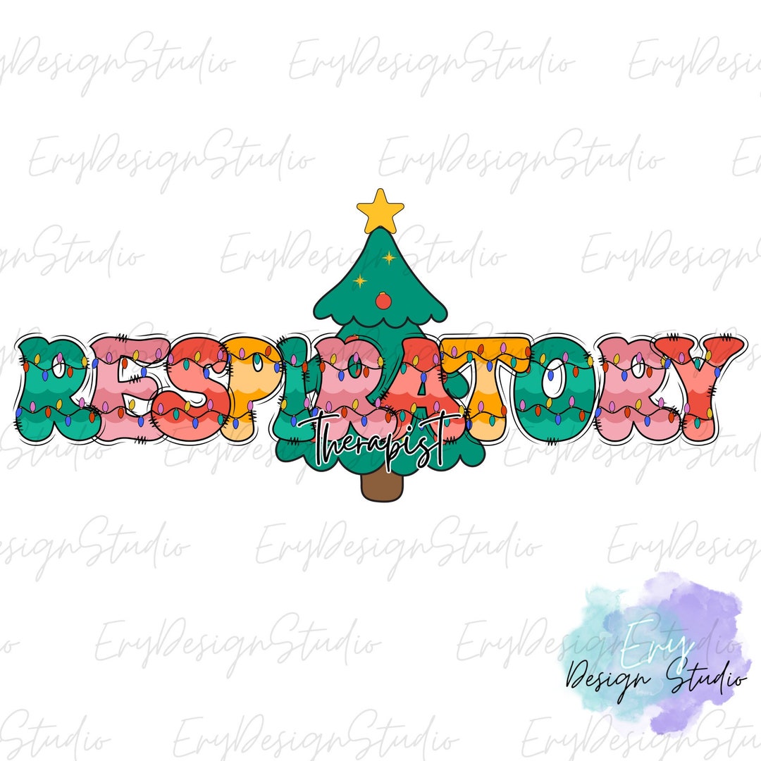 Respiratory Therapy Christmas Png, Respiratory Therapy Png, Sublimation ...