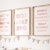 Pink Alphabet and Numbers Posters | Set of 2 Educational Prints ...