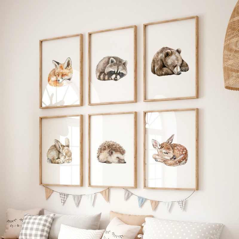 Forest Nursery Art - Etsy