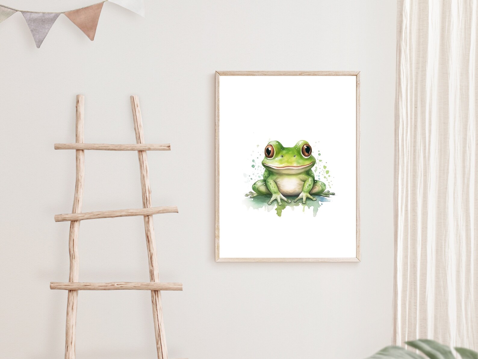 Baby Frog Digital Print Nursery Decor Kids Room Wall Art - Etsy