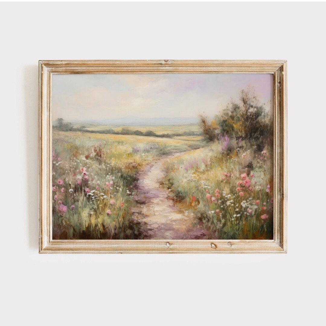 Pastoral Country Landscape Art Print: Rustic Scenery (digital Print) - Etsy
