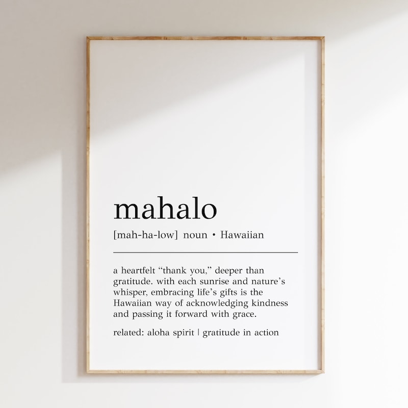 Mahalo - Etsy