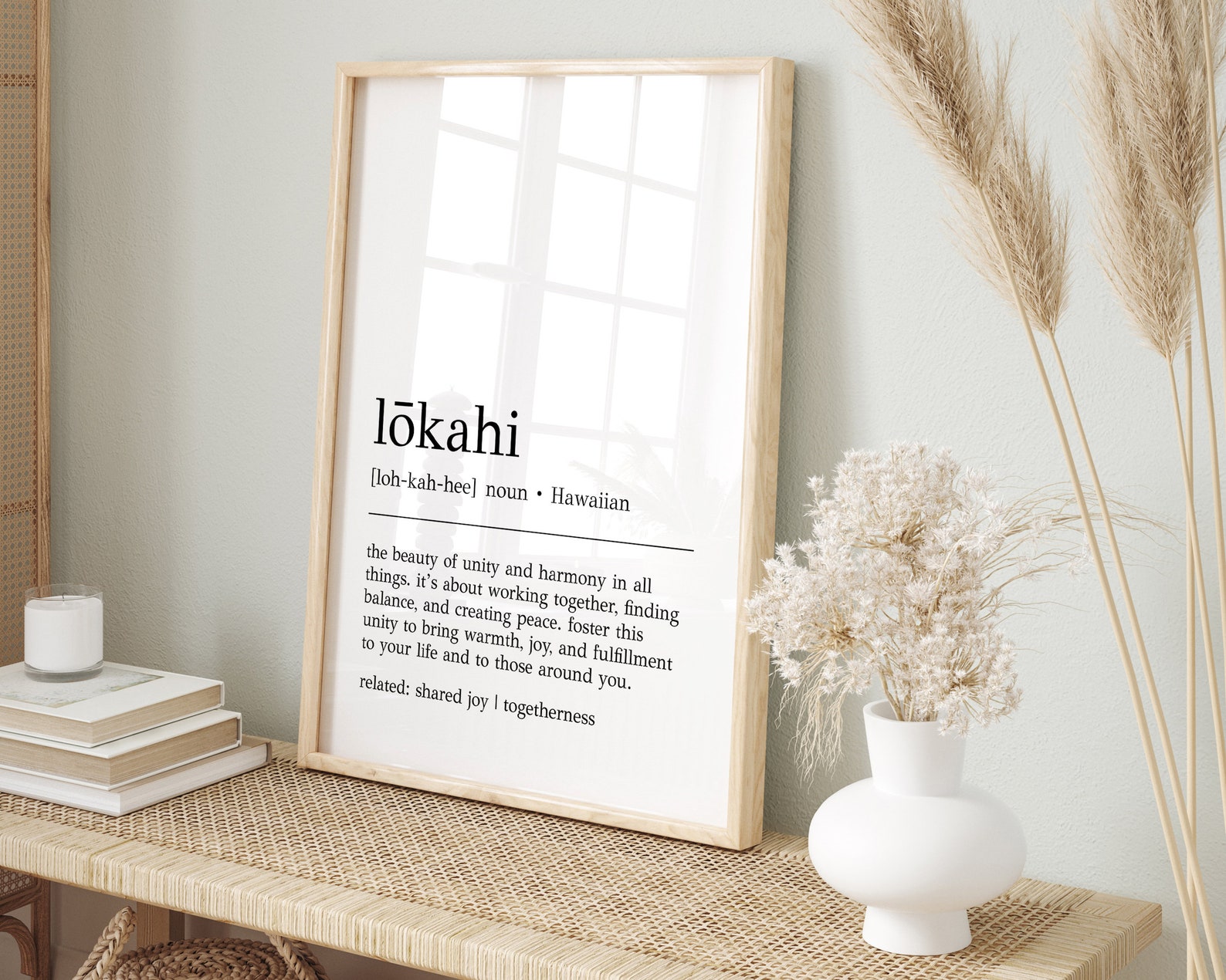 Lokahi Definition Print: Hawaiian Wall Art (digital Download) - Etsy
