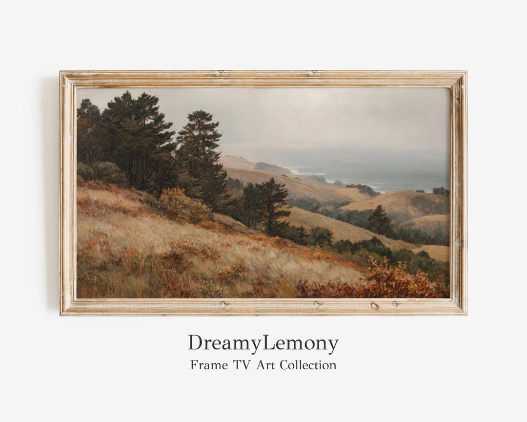 Big Sur Autumn Landscape Frame TV Art (digital Download) - Etsy