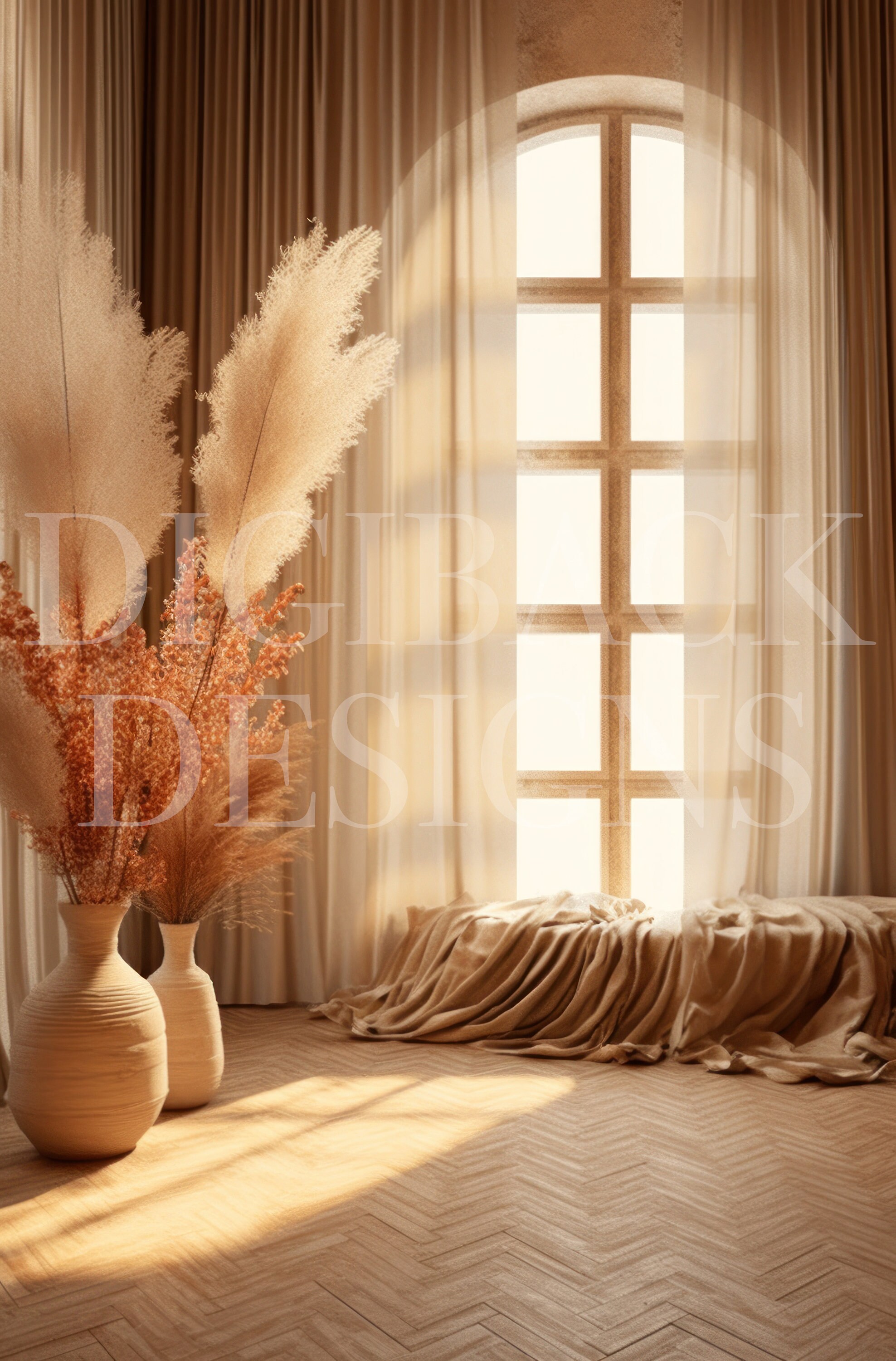 12 Digital Backdrops, Maternity Backdrop Sets, Boho Indoor Maternity ...