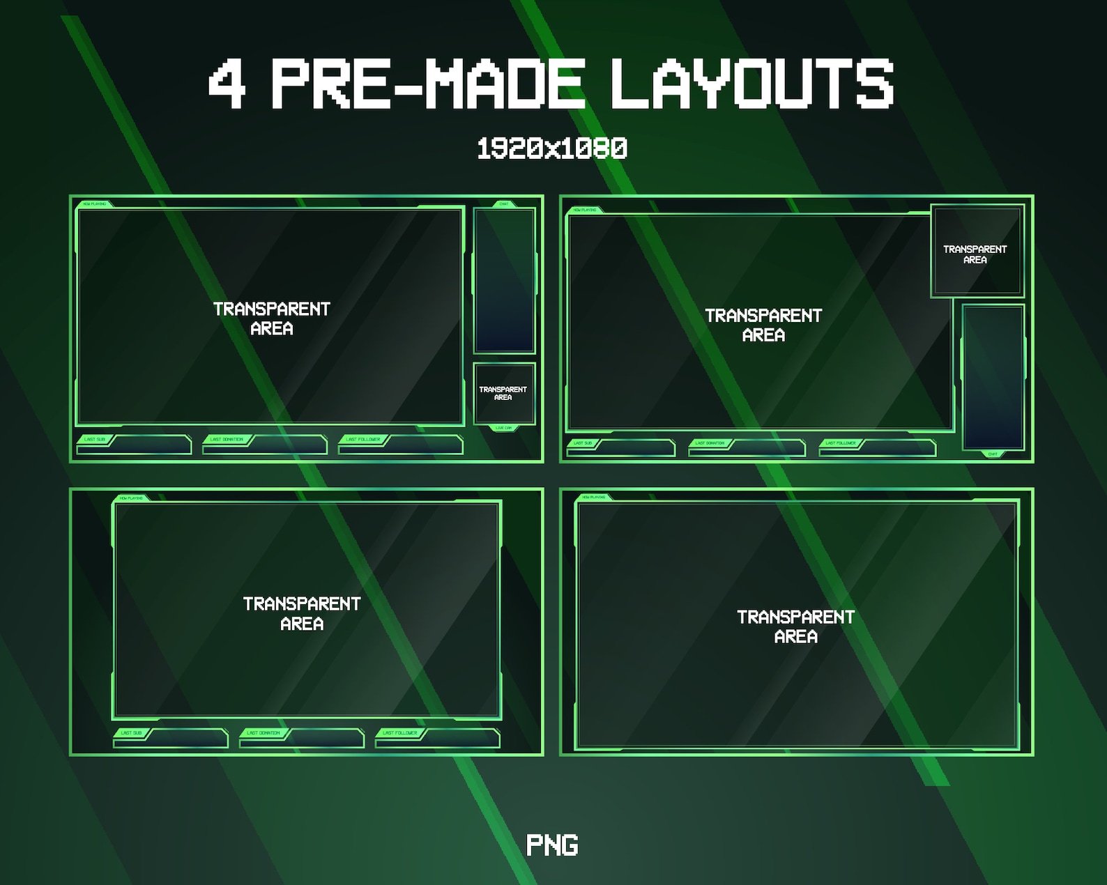 Animated Lofi Twitch Overlay Stream Package Game Room | Cool Neon ...