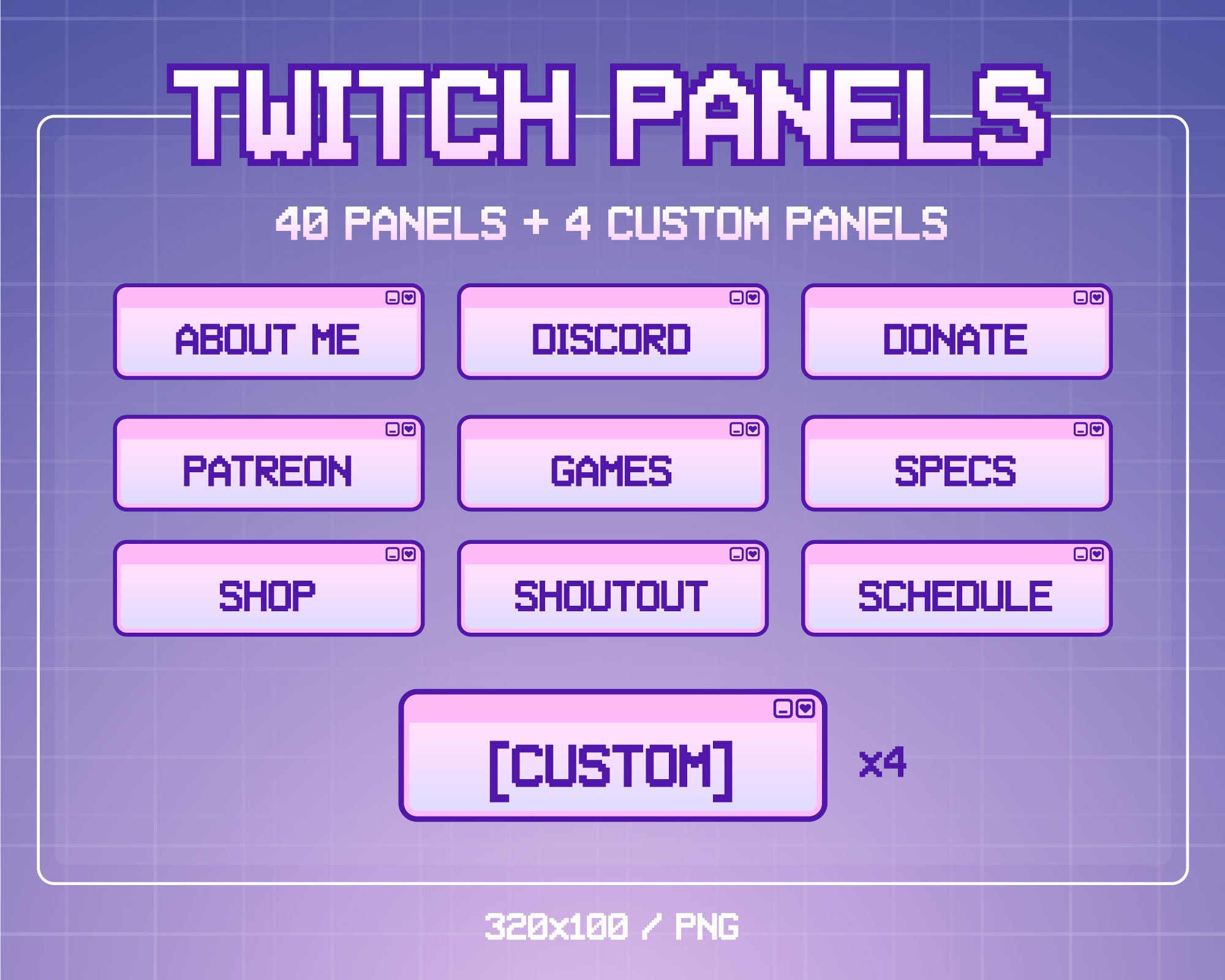 Cozy Twitch Panels 40 Panels Custom Twitch Panels Aesthetic Browser ...